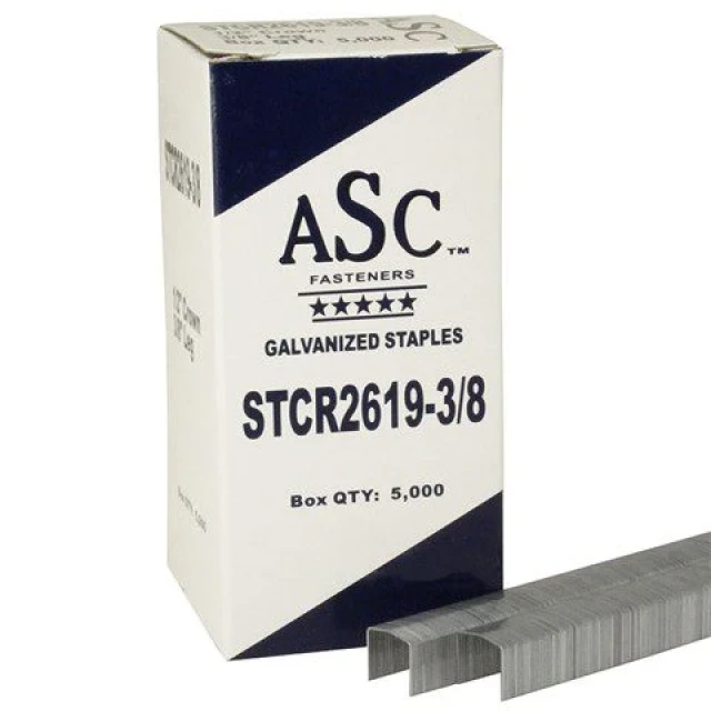 Fine Wire Raised Crown Galvanised Staples 5,000pcs/Box | Sifco