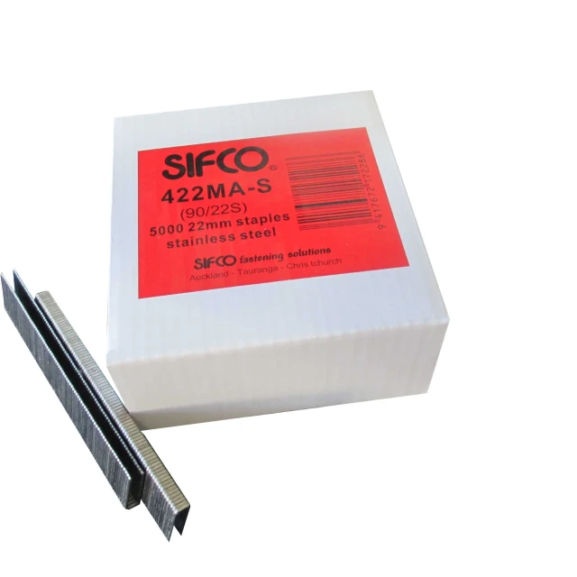 Buy SIFCO Stainless Steel Staples | 22mm 18Ga | 5,000pcs/Box